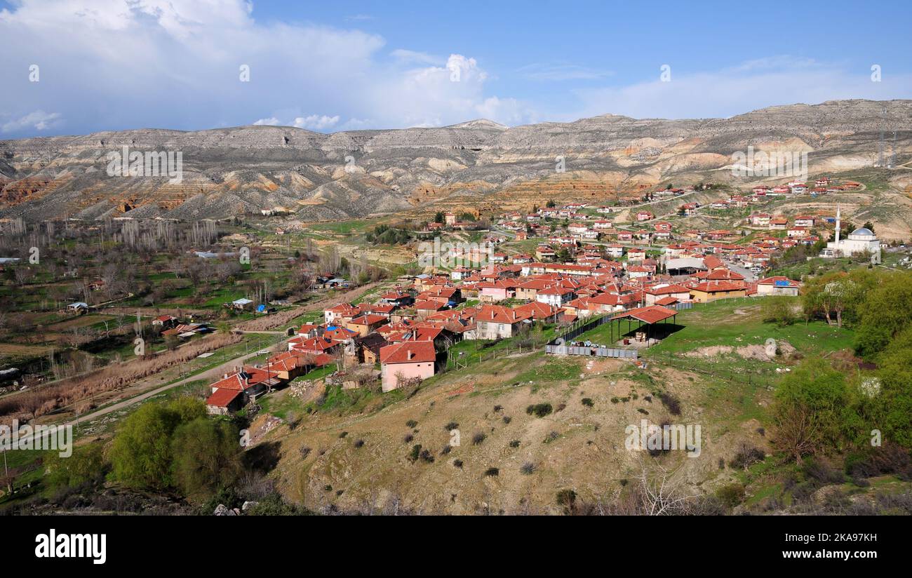 Sariyar Village is an old Turkish village located in Ankara Stock Photo ...