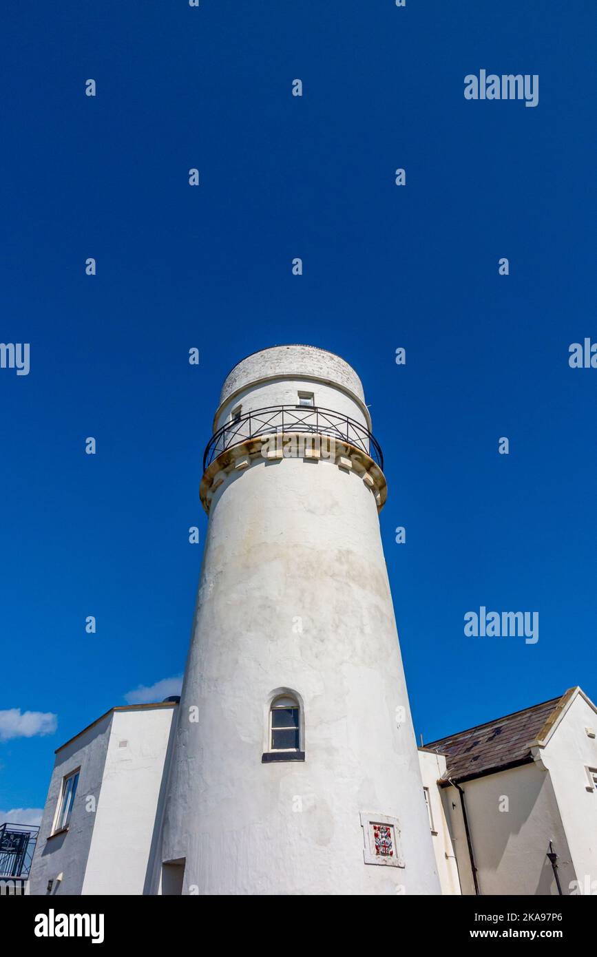 Old Hunstanton lighthouse in West Norfolk England UK built in 1840 and ...