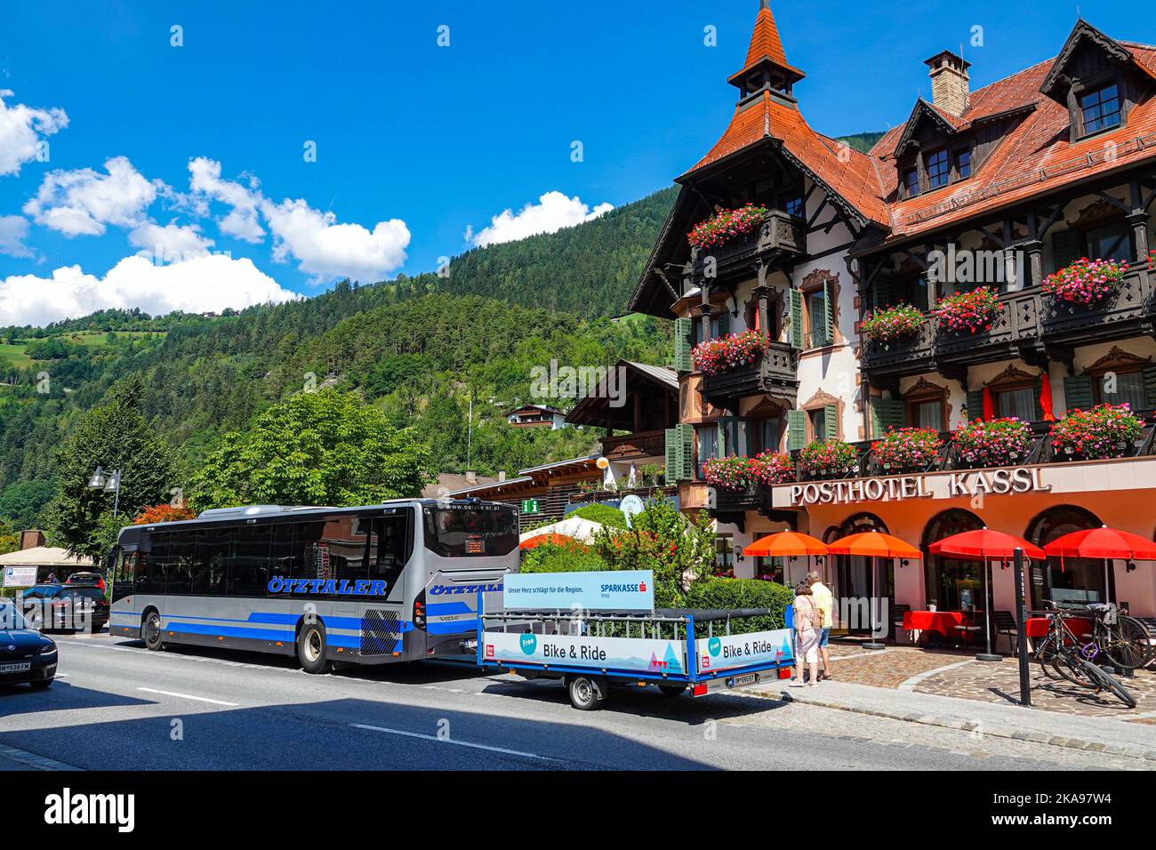 Post Hotel, Posthotel, Langenfeld, Autumn in the Oetztal Valley Austria ...