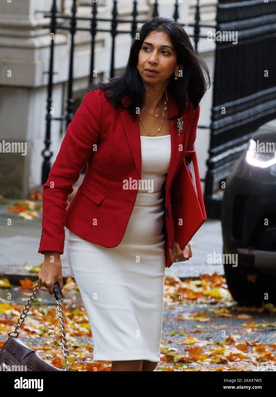 London, UK. 1st Nov, 2022. Suella Braverman, Home Secretary, at Downing ...
