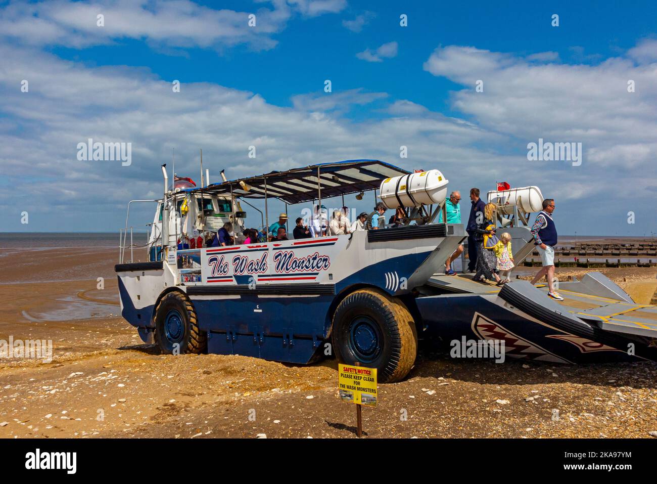 The Wash Monster used to transport tourists on coastal trips around The ...
