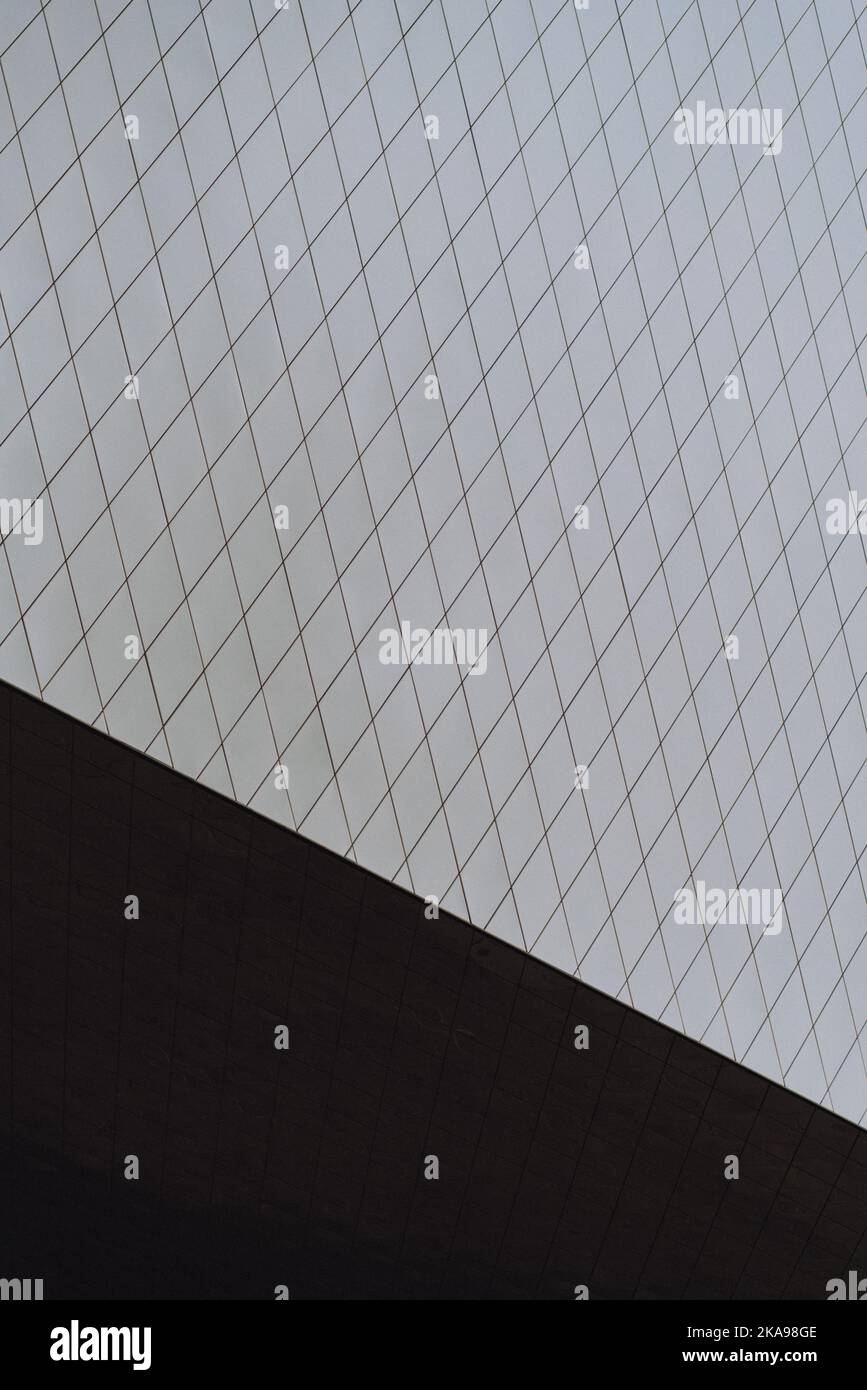 White Tiles in harsh sunlight Black & White Stock Photo - Alamy