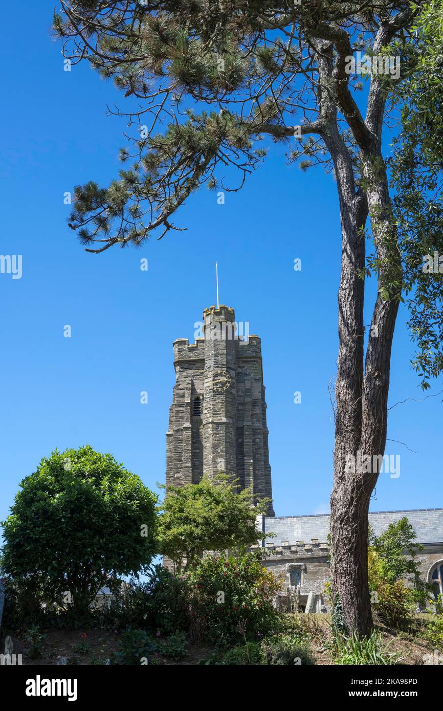 All Saints' Church, Thurlestone, Devon UK Stock Photo - Alamy