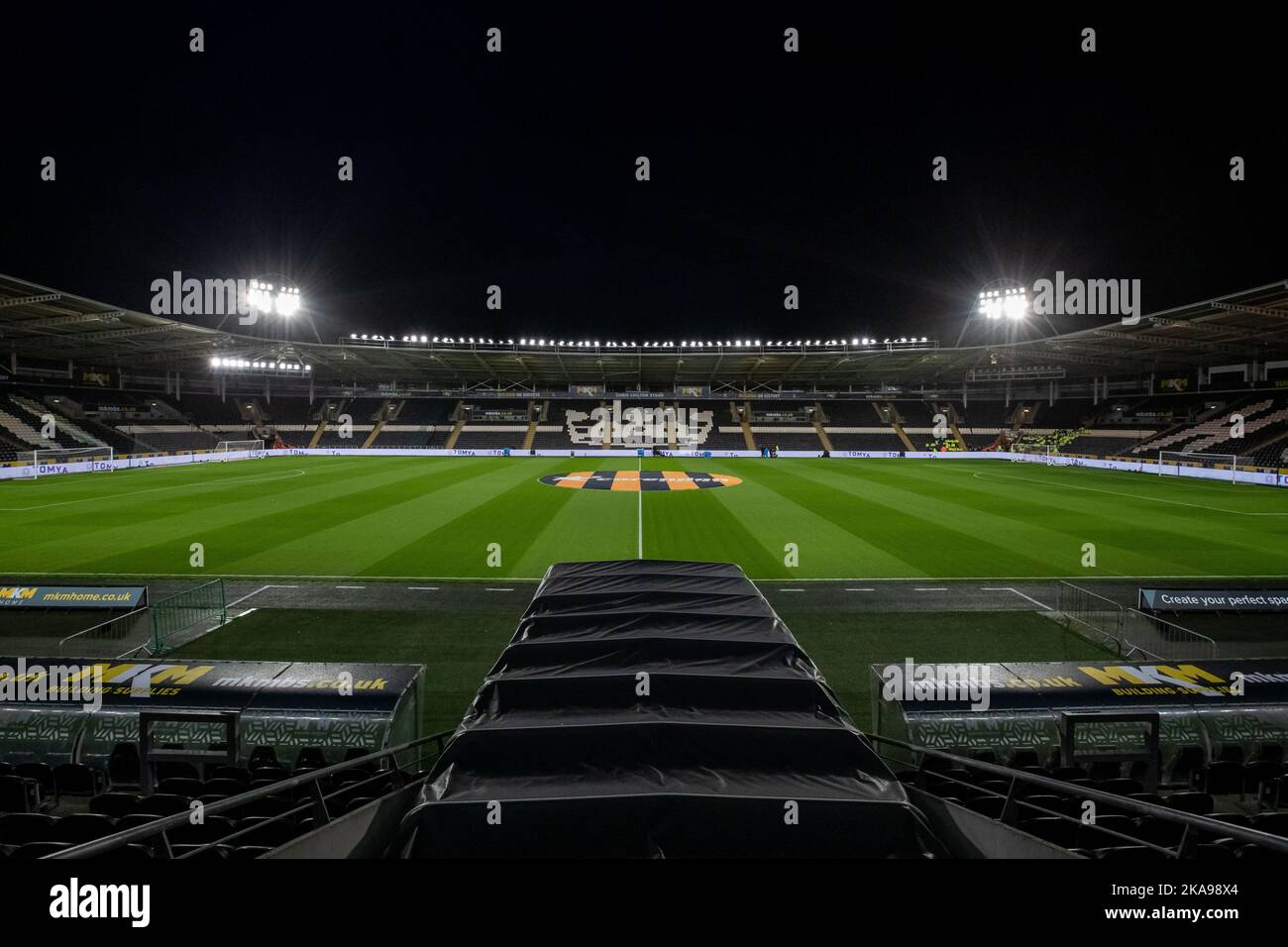 General view inside The MKM Stadium ahead of the Sky Bet Championship ...