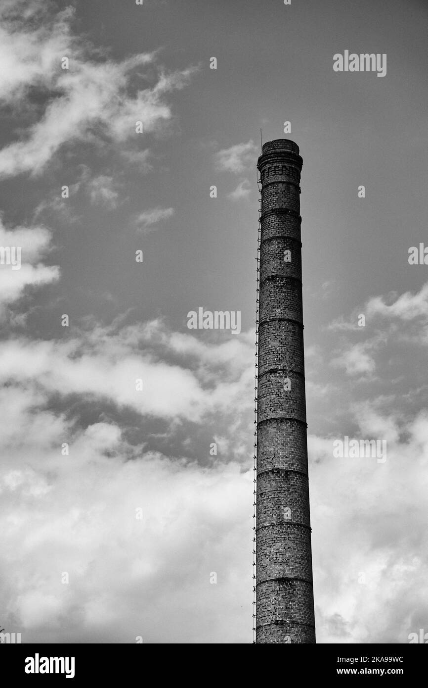 Chimney outside Black and White Stock Photos & Images - Alamy
