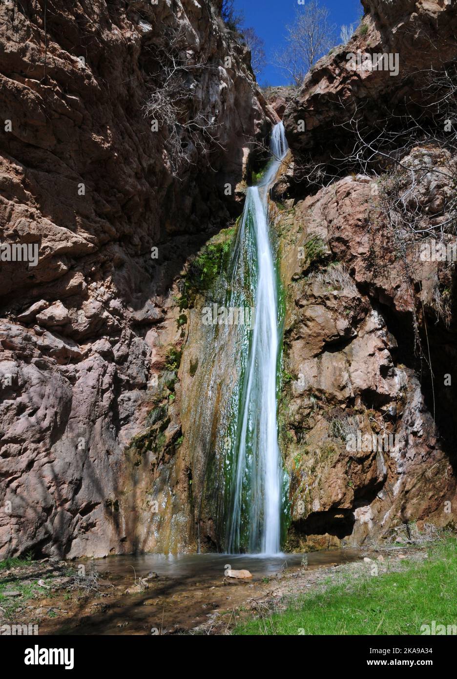 Located in Ankara, Turkey, Sogukkuyu Waterfall is located in a natural ...