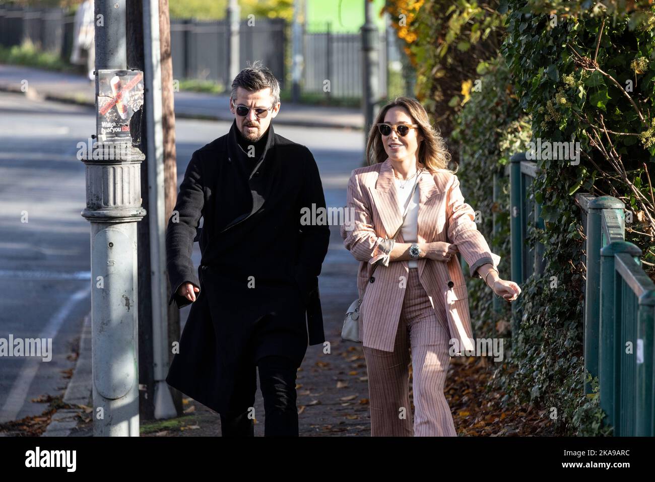 London, UK, 31st October 2022 Joey Barton and wife Georgia arrive at ...