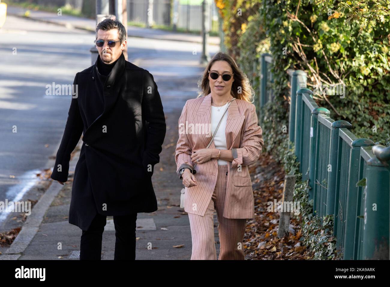 London, UK, 31st October 2022 Joey Barton and wife Georgia arrive at ...