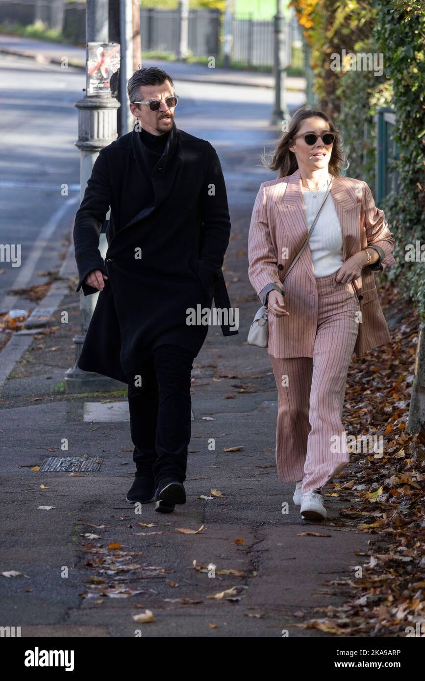 London, UK, 31st October 2022 Joey Barton and wife Georgia arrive at ...