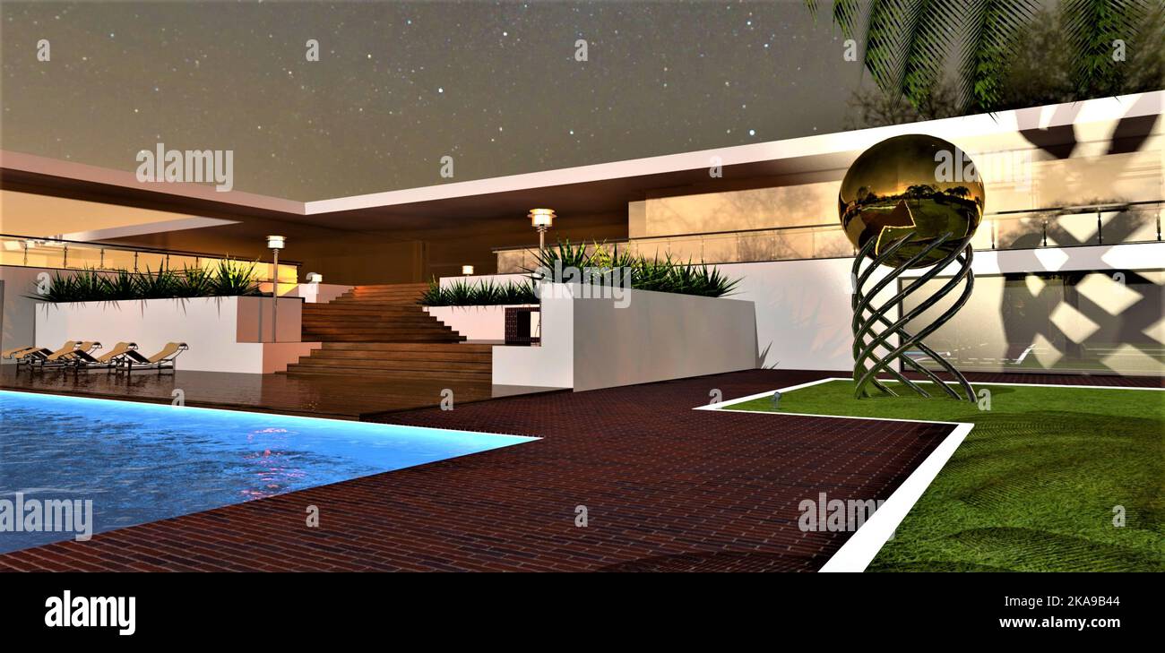 A wonderful advertising banner for a site selling luxury real estate ...