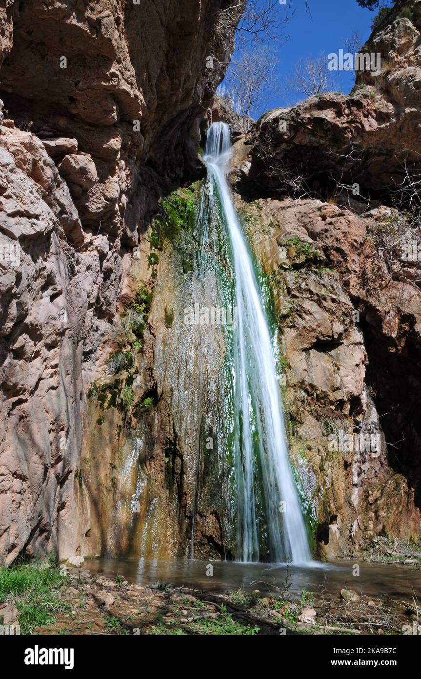 Located in Ankara, Turkey, Sogukkuyu Waterfall is located in a natural ...