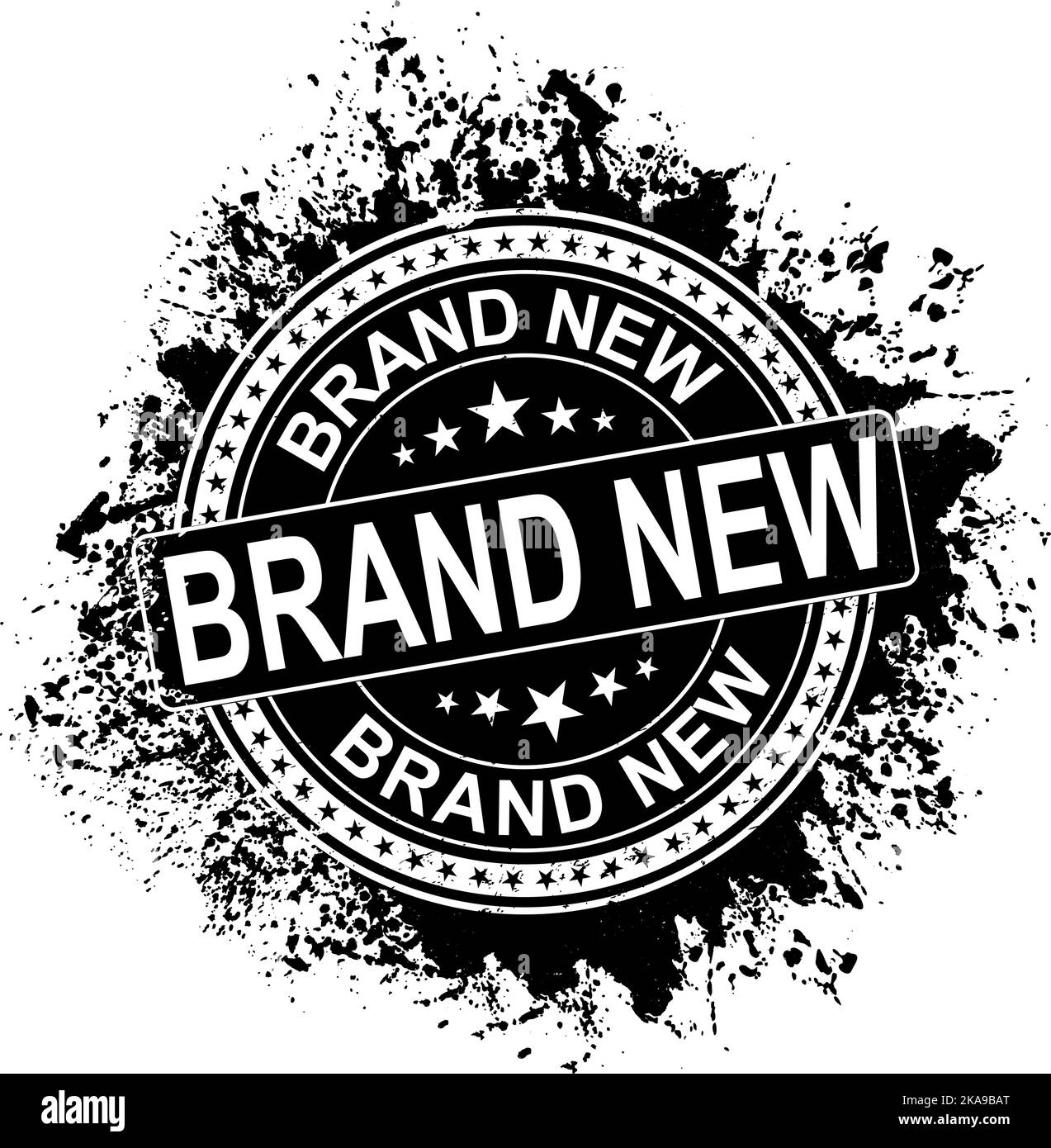 Brand new stamp Black and White Stock Photos & Images - Alamy