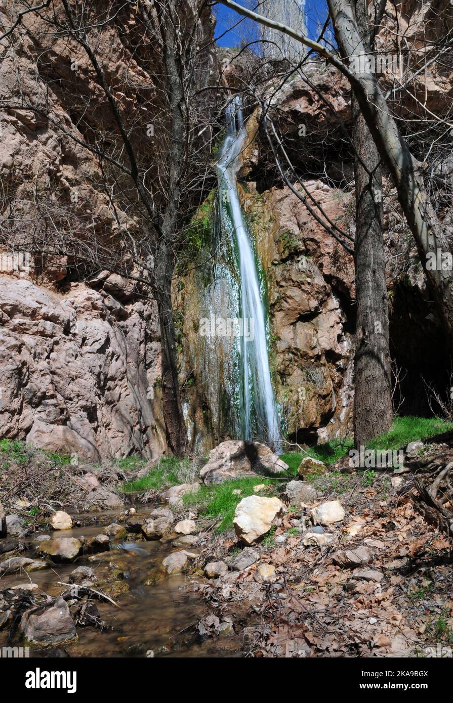 Located in Ankara, Turkey, Sogukkuyu Waterfall is located in a natural ...