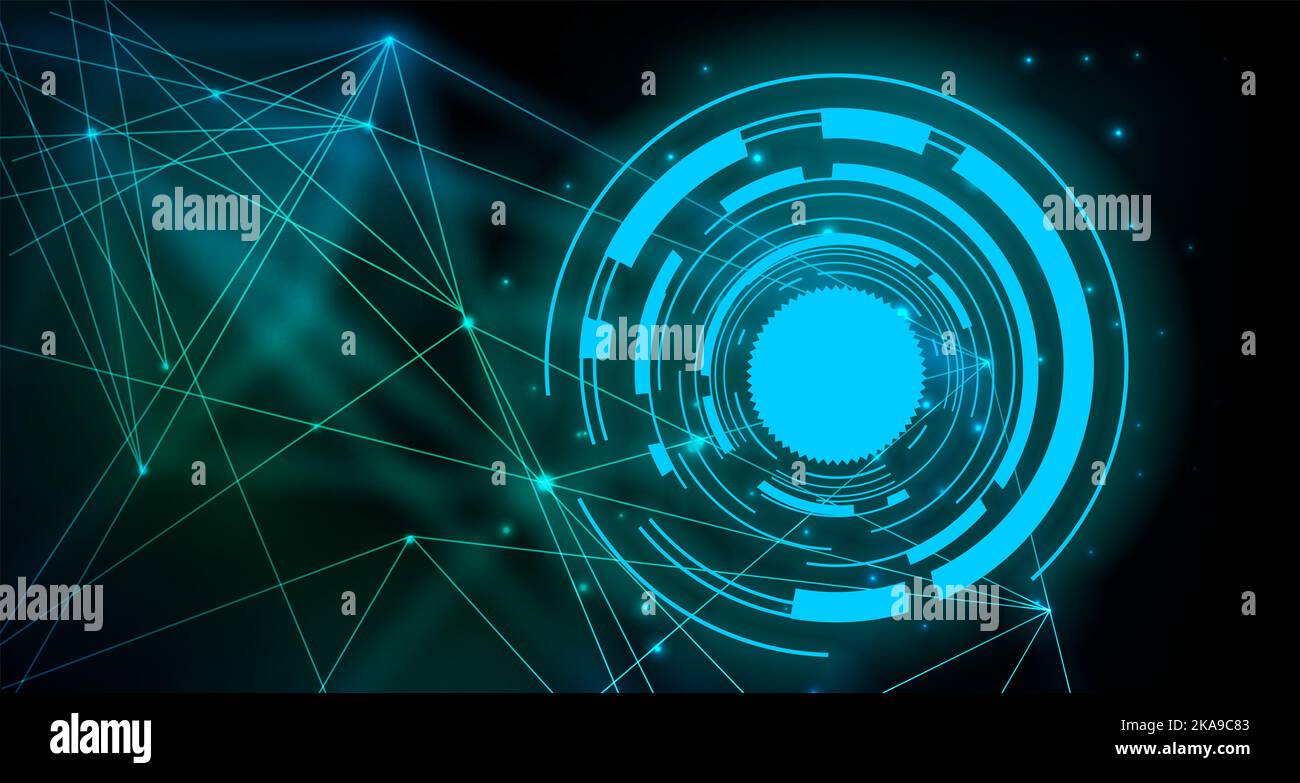 Abstract technology background Hi-tech communication concept innovation ...