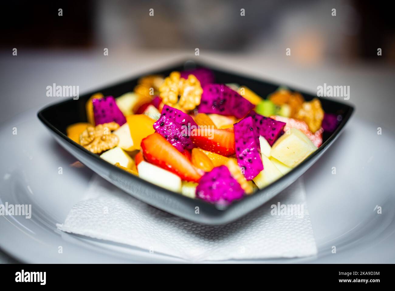 Salad slices various fruits hi-res stock photography and images - Alamy