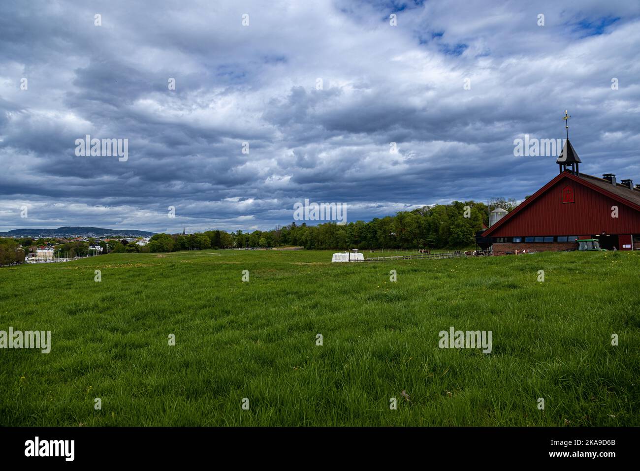 Kongsgarden Farm in Bygdoy Oslo Norway Stock Photo - Alamy