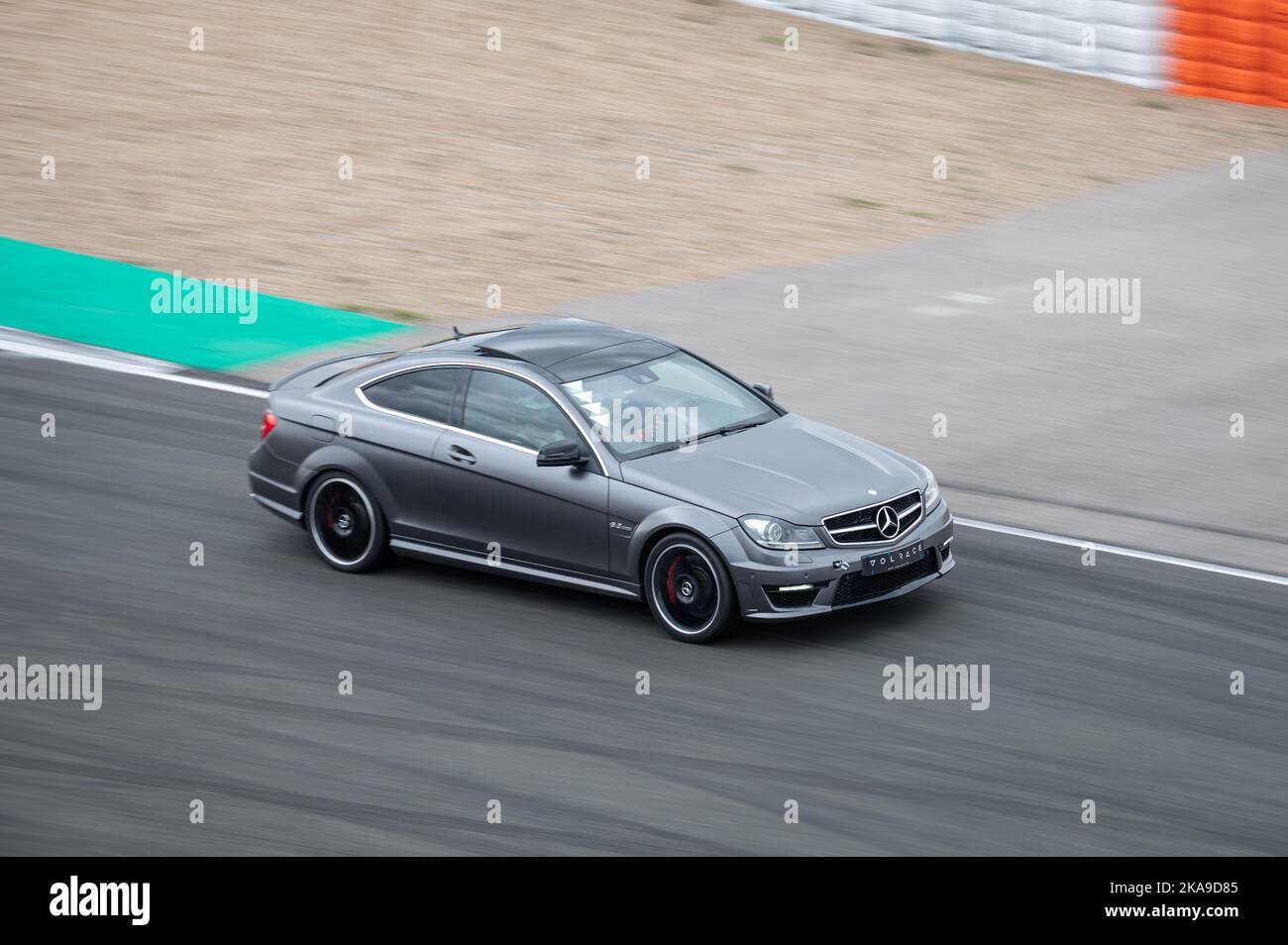 Mercedes Benz AMG C63 on the race track Stock Photo - Alamy