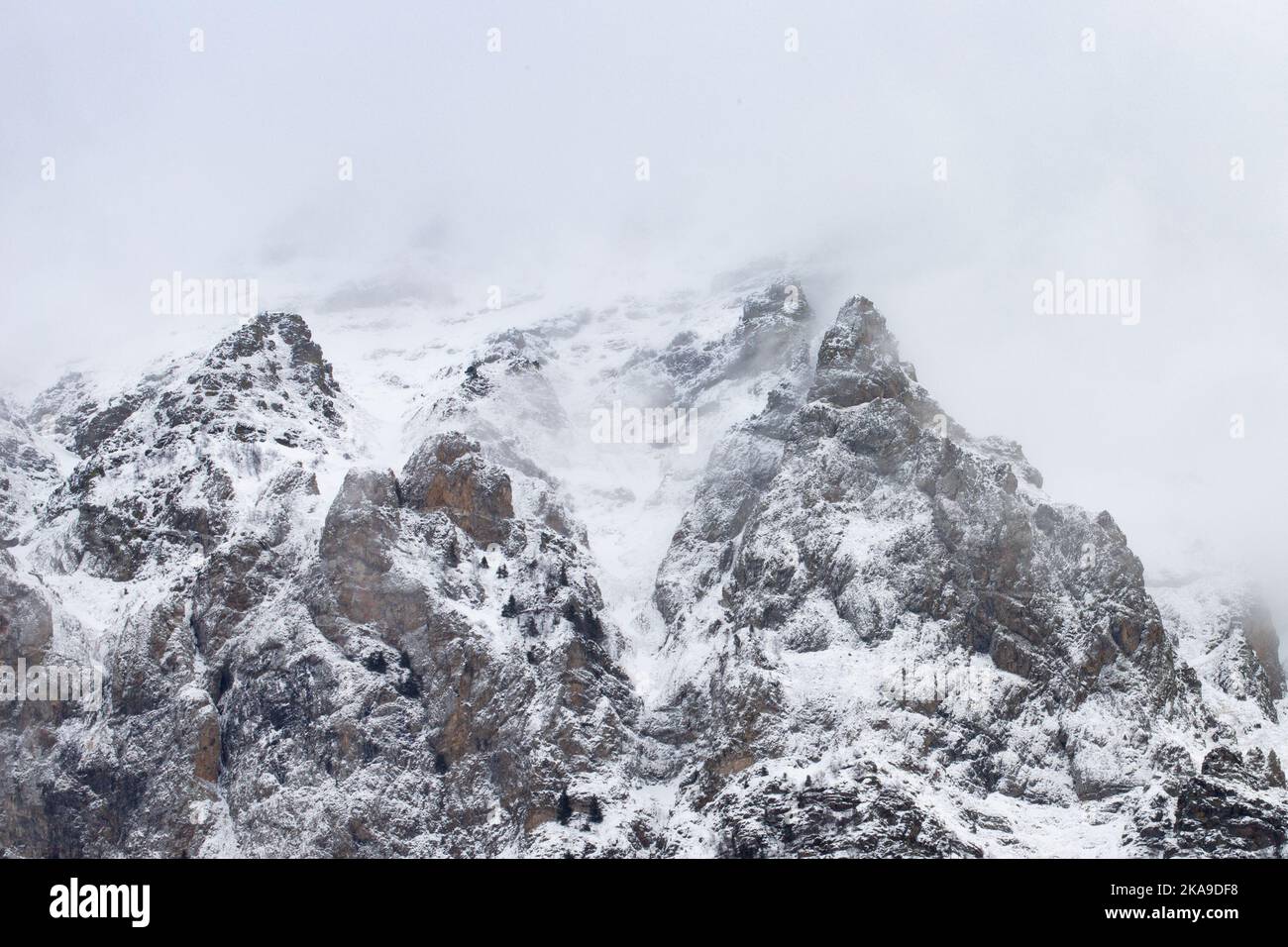 The snowy Pyrenees mountains in France Stock Photo - Alamy