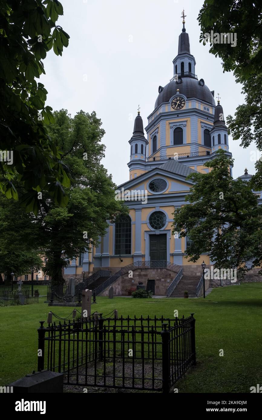 Architectural detail of Katarina kyrka (Church of Catherine), one of ...