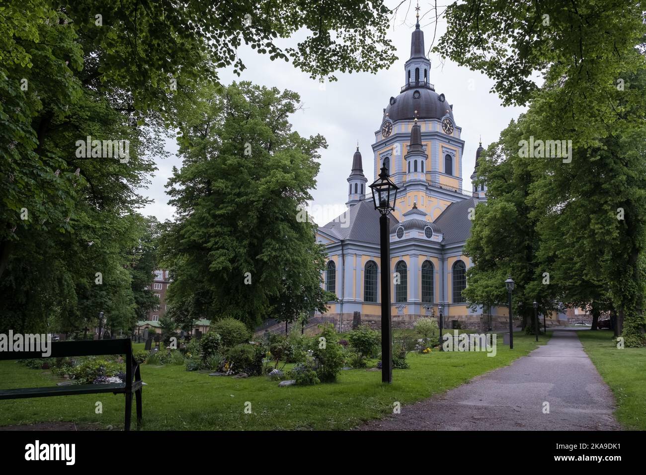 Architectural detail of Katarina kyrka (Church of Catherine), one of ...