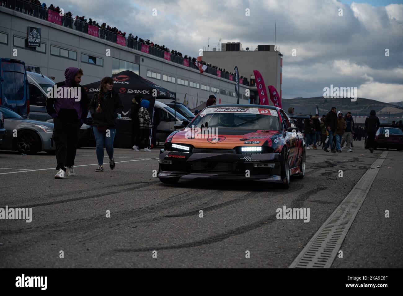 Nissan Silvia S14 on the race track Stock Photo - Alamy