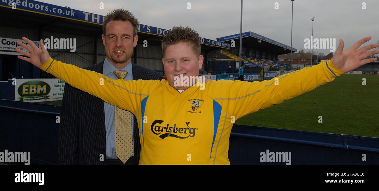 havant and waterlooville fan billy parker back at the ground after ...