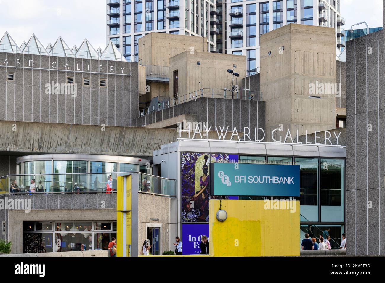 The Hayward Gallery, part of the larger Southbank Centre. The Southbank ...