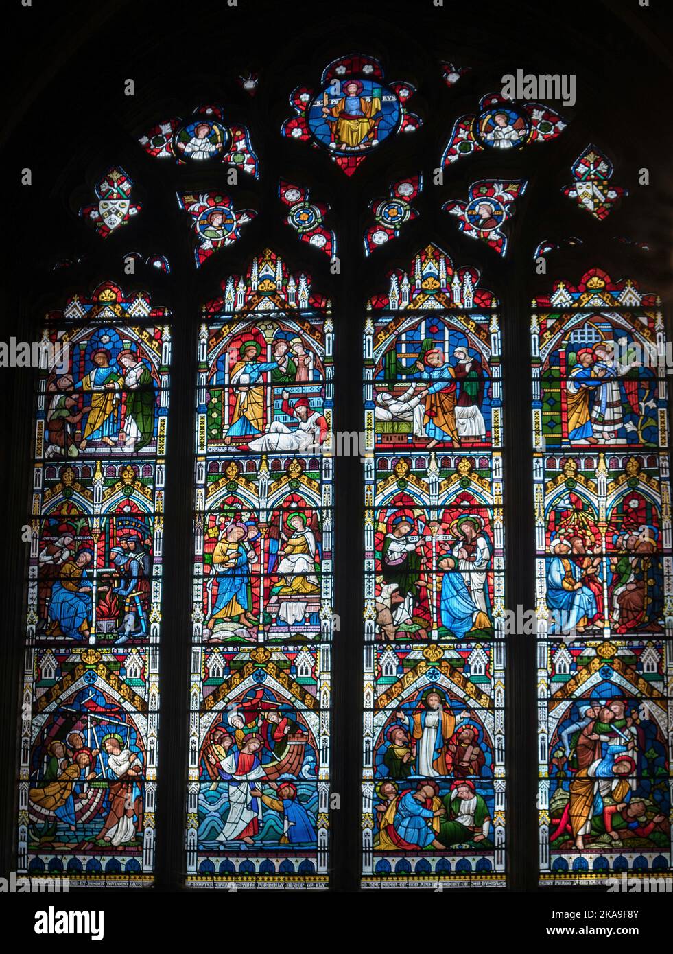 Ely cathedral window hi-res stock photography and images - Alamy