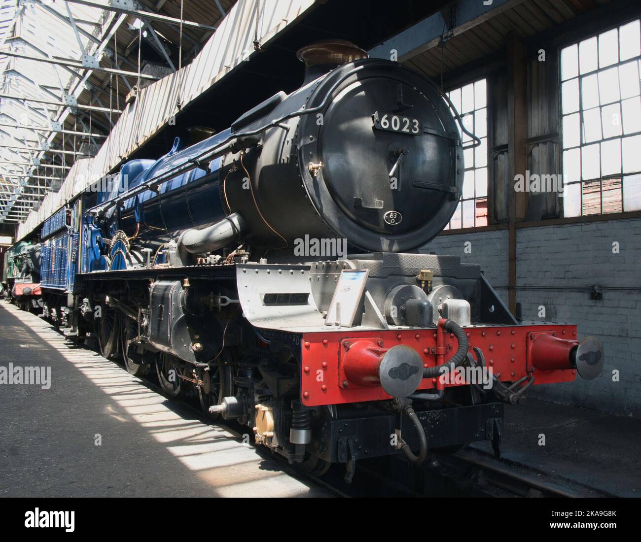 King Edward Ii No6023 Steam Locomotive In Shed At Didcot Railway Centre Didcot Oxfordshire