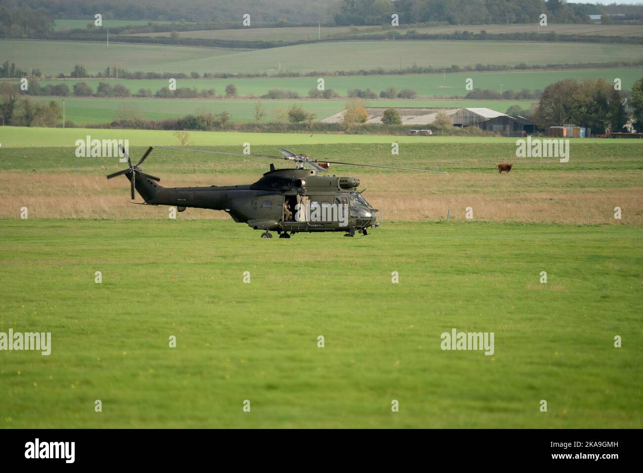 British Royal Air Force Joint Helicopter Command (JHC) Puma HC2 ...