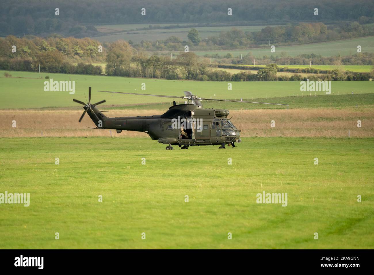 British Royal Air Force Joint Helicopter Command (JHC) Puma HC2 ...