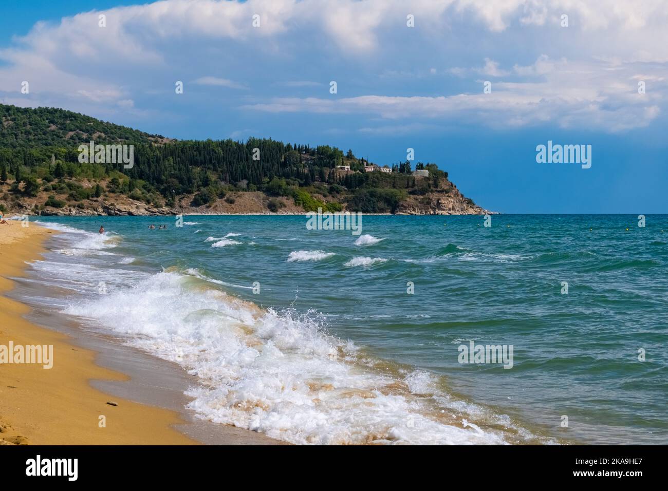 Kavala beach hi-res stock photography and images - Alamy