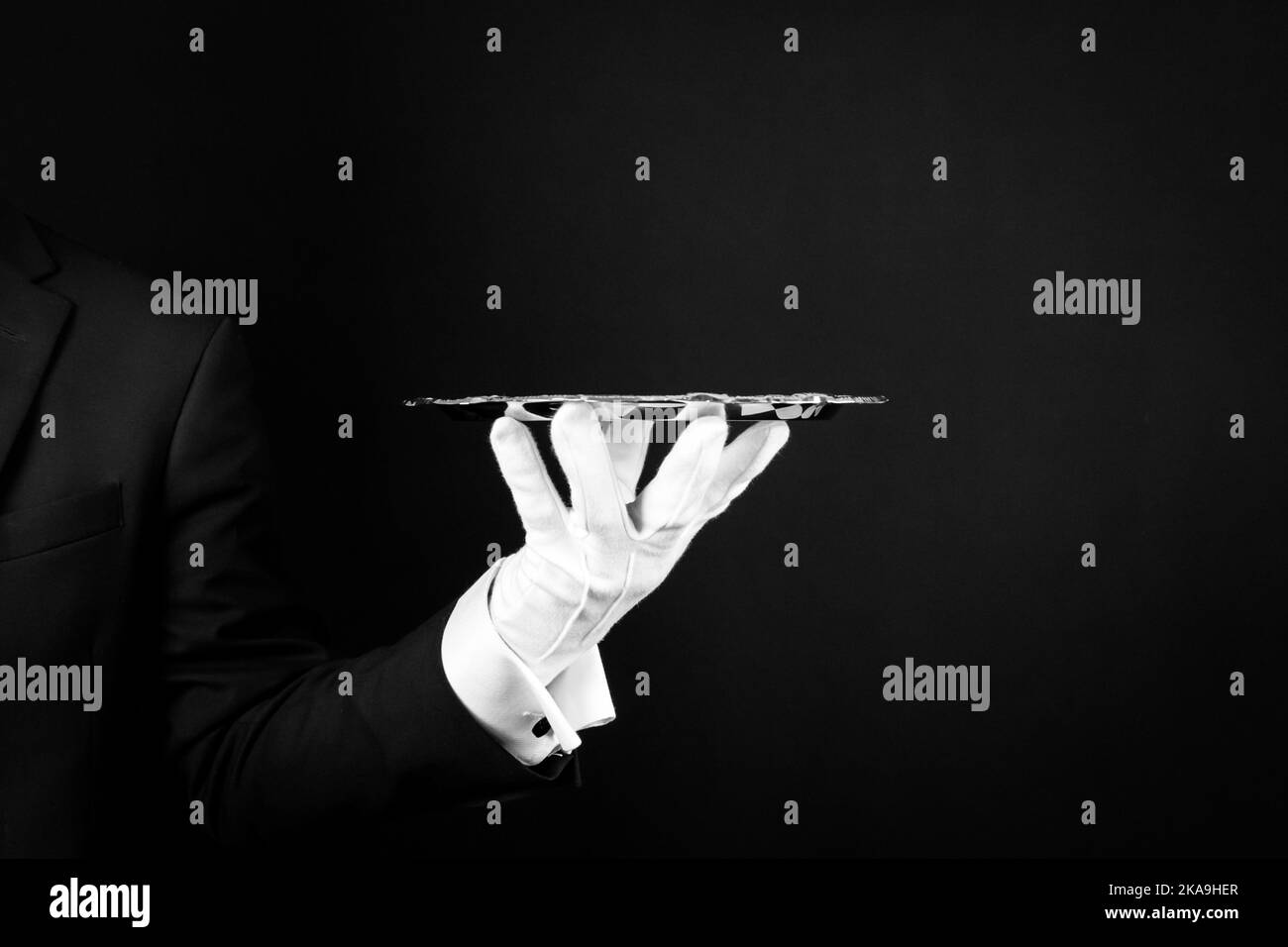 Fancy dinner service Black and White Stock Photos & Images - Alamy