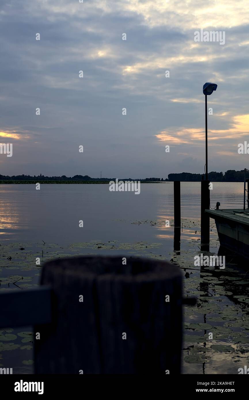 Summer lake pier dramatic hi-res stock photography and images - Alamy