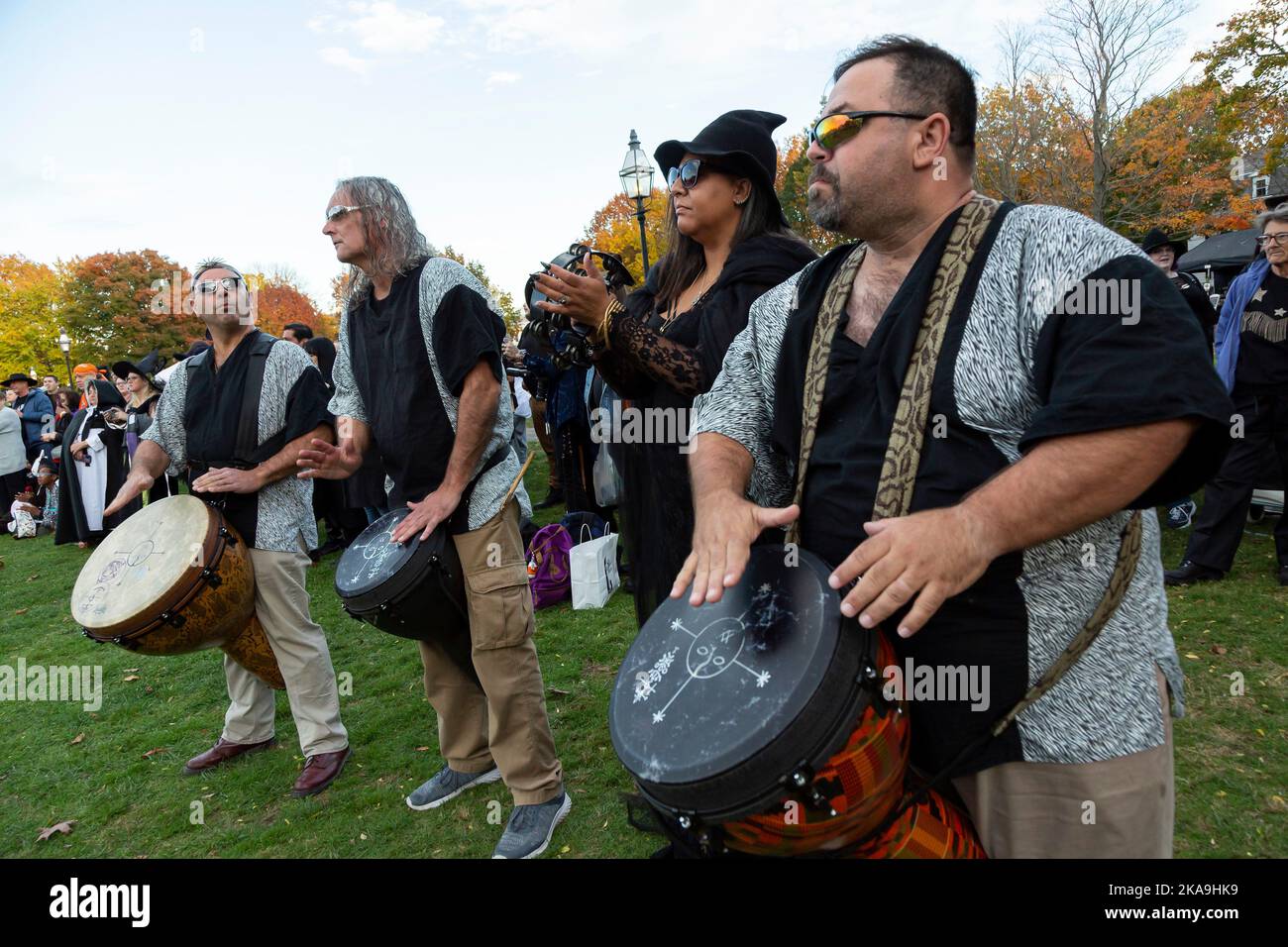 Salem witches magic circle hi-res stock photography and images - Alamy