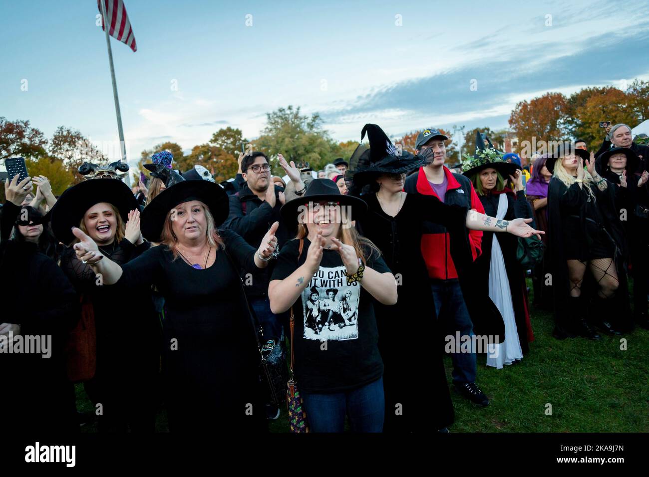 Salem witches magic circle hi-res stock photography and images - Alamy