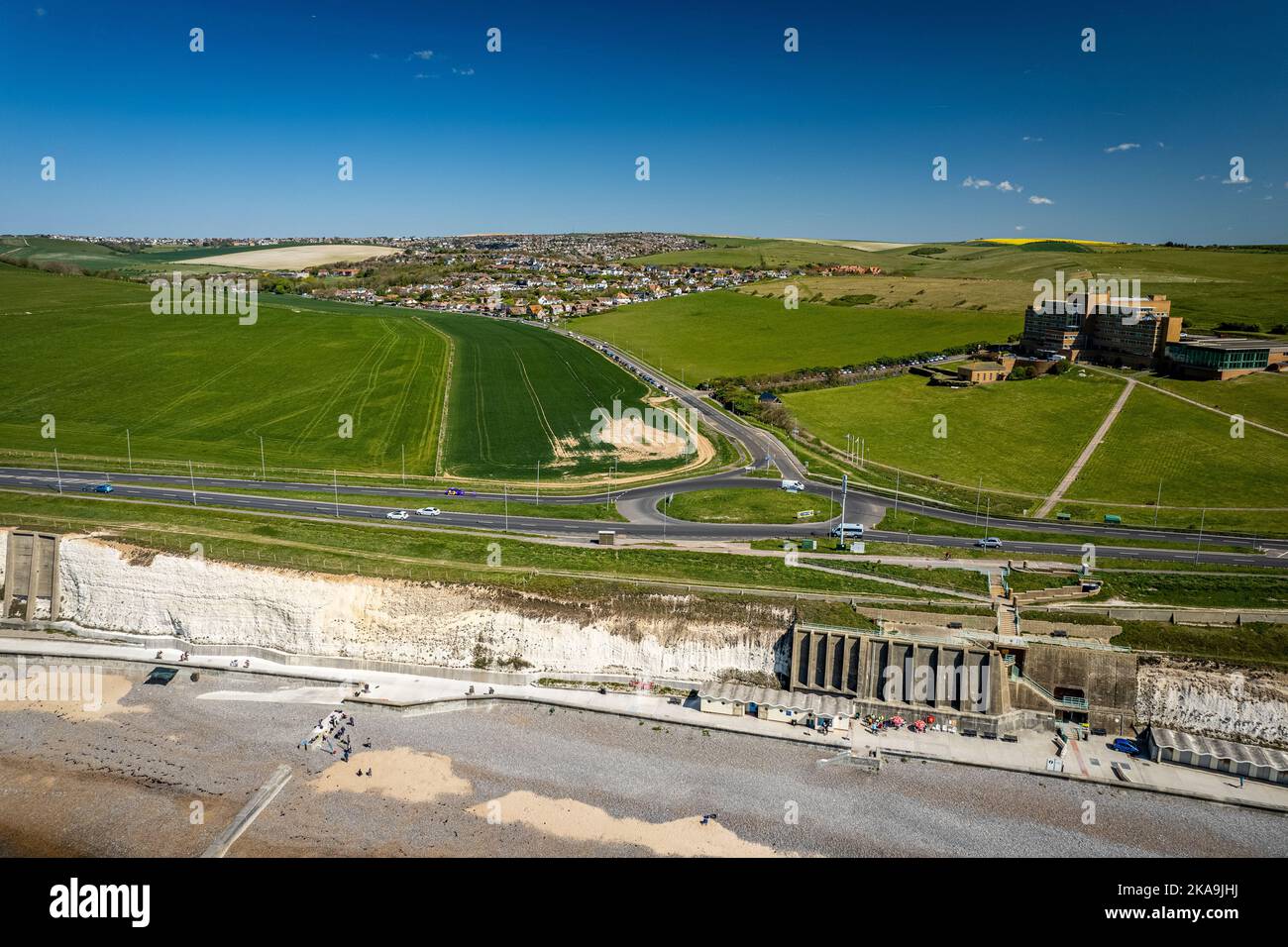 Aerial view of brighton seafront hi-res stock photography and images ...