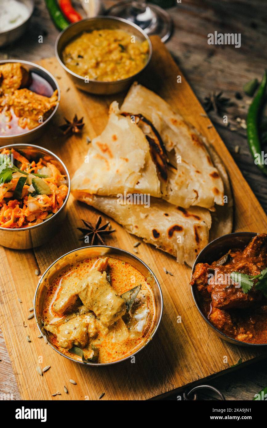 Indian food photography at restaurant Stock Photo - Alamy