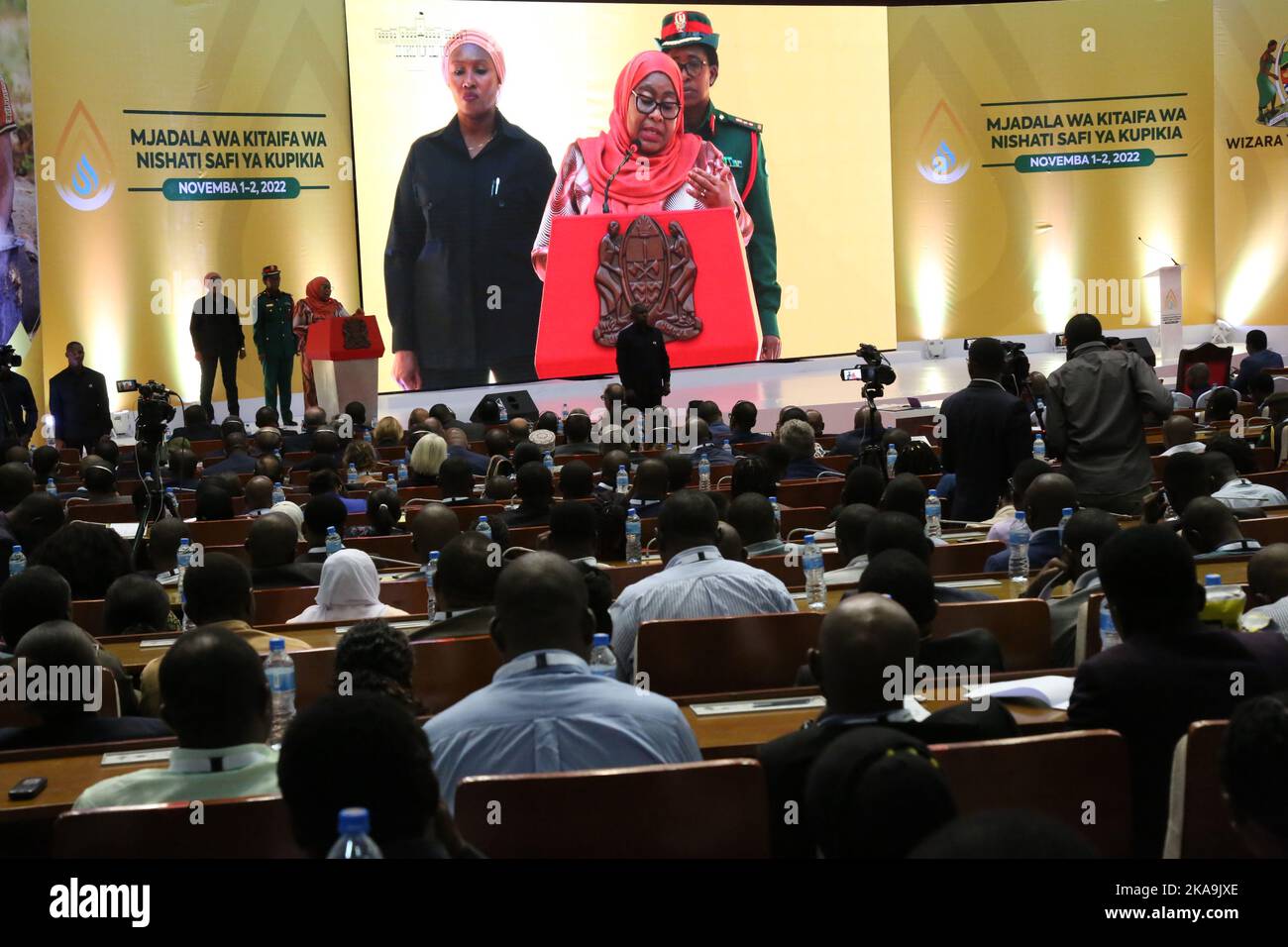 Dar Es Salaam, Tanzania. 1st Nov, 2022. Tanzanian President Samia ...