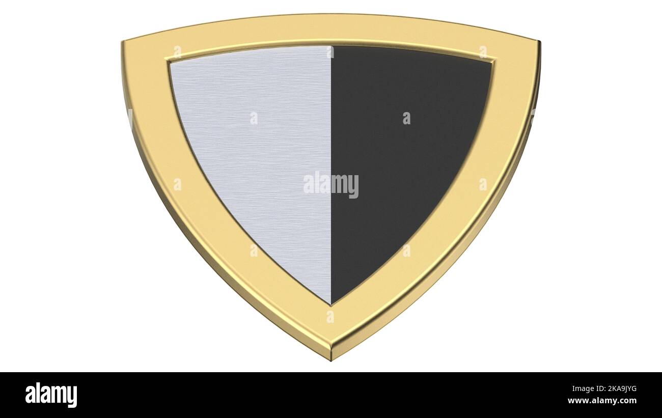 Shield gold hi-res stock photography and images - Alamy