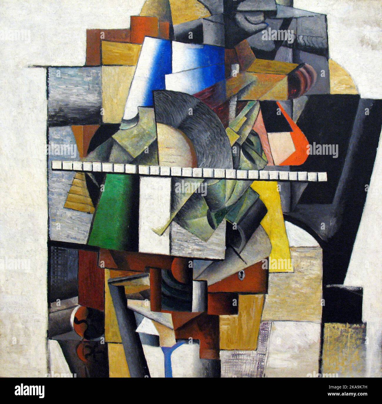 Portrait of Mikhail Matyushin. Kazimir Malevich. 1913 Stock Photo - Alamy