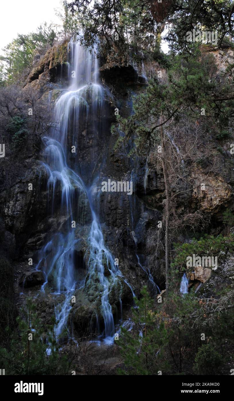 Located in Ankara, Turkey, Uyuzsuyu Waterfall is located in a natural ...