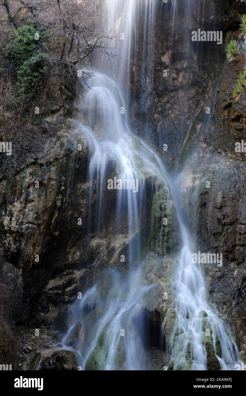 Located in Ankara, Turkey, Uyuzsuyu Waterfall is located in a natural ...