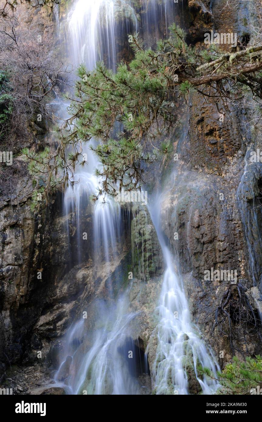 Located in Ankara, Turkey, Uyuzsuyu Waterfall is located in a natural ...