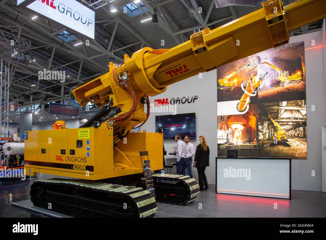 Munich, Germany. 30th Oct, 2022. TML Group bei der Bauma, Weltleitmesse ...
