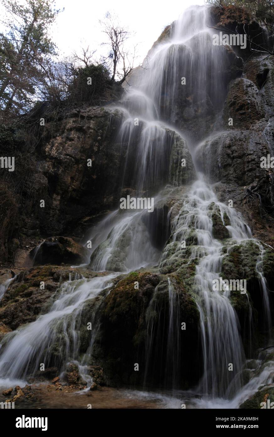 Located in Ankara, Turkey, Uyuzsuyu Waterfall is located in a natural ...