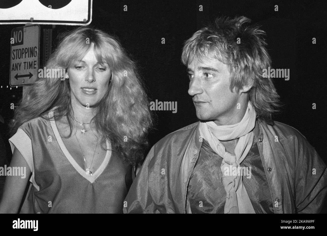 Rod Stewart and Alana Hamilton at Jacqueline Bissett's Birthday Party ...