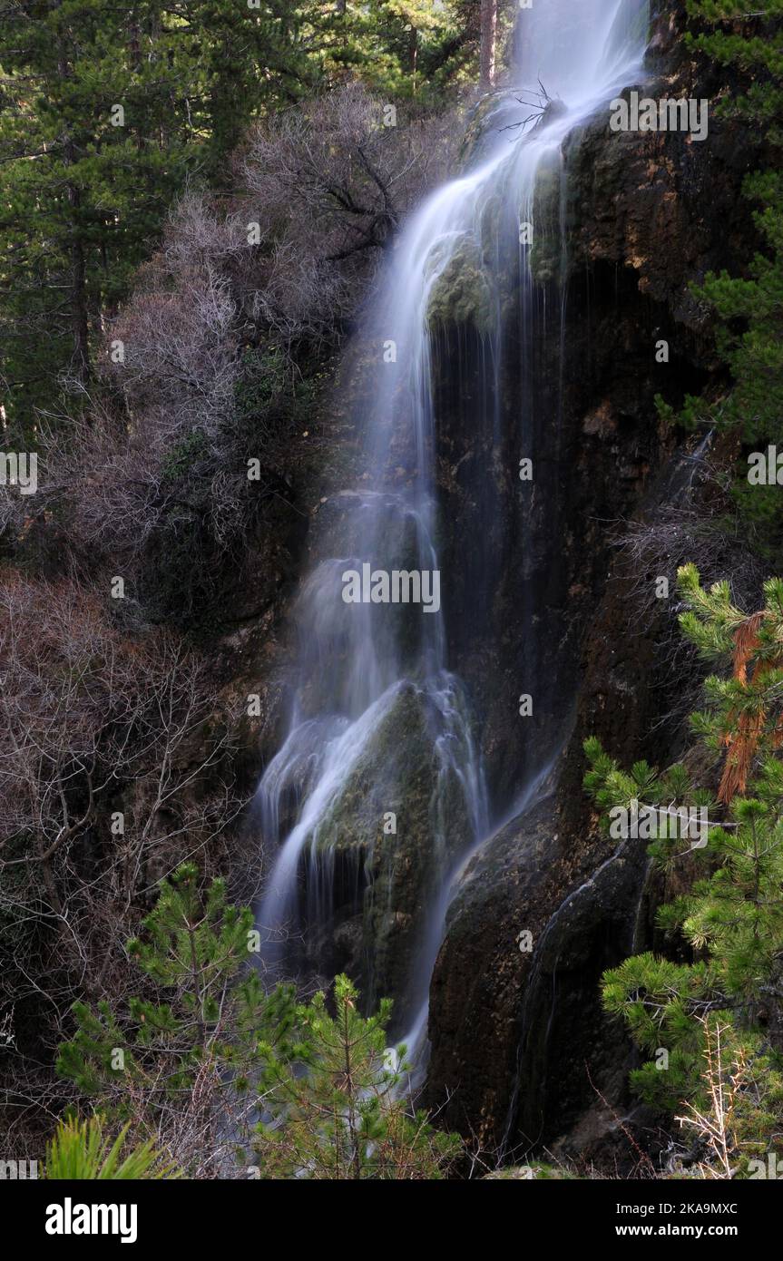 Located in Ankara, Turkey, Uyuzsuyu Waterfall is located in a natural ...