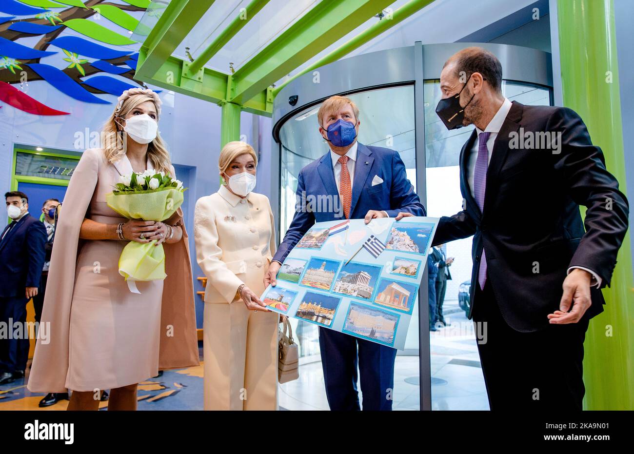 Athens, Greece - 1 Nov 2022, King Willem-Alexander and Queen Maxima of ...
