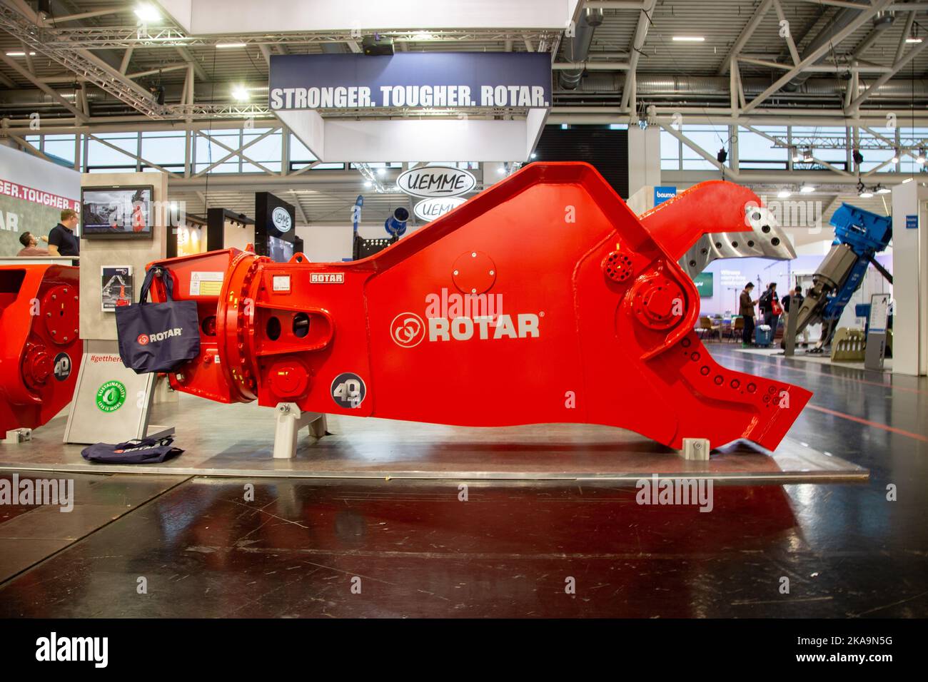 Munich, Germany. 30th Oct, 2022. Rotar Bagger Aufsatz bei der Bauma ...